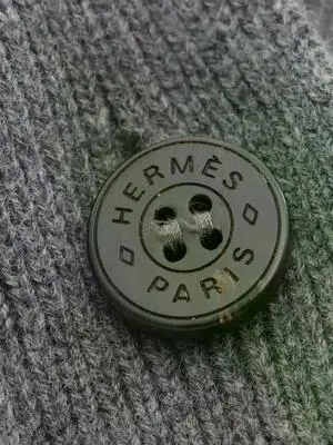 Hermès 2010 H-pattern Cardigan