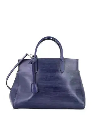 LOUIS VUITTON Epi Leather Mm Satchel - Blue