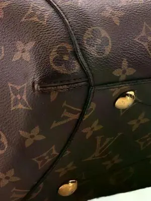 LOUIS VUITTON Montaigne Handbag Monogram Canvas Gm Tote Bag - Brown