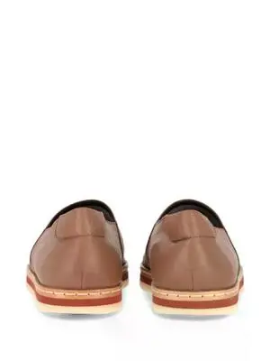 TOD'S Leather Slip-on Loafers