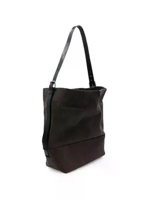 LEMAIRE Dark Cotton Belted Tote