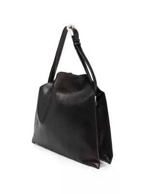 Orciani Grained Leather Tote Bag