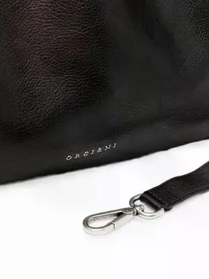 Orciani Grained Leather Tote Bag