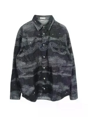 Dior X Peter Doig Denim Shirt