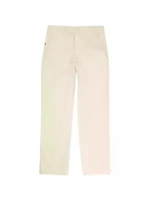 Moncler Logo-patch Straight-leg Trousers - Neutrals