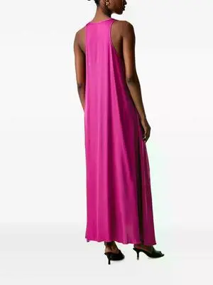 HAVEONE V-neck Sleeveless Maxi Dress - Pink