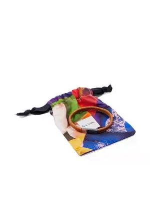 Paul Smith Braided Leather Bracelet