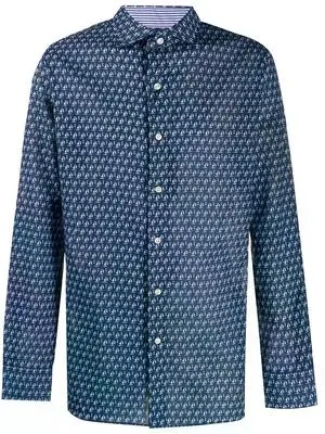 Polo Ralph Lauren Sailboat Print Shirt - Blue