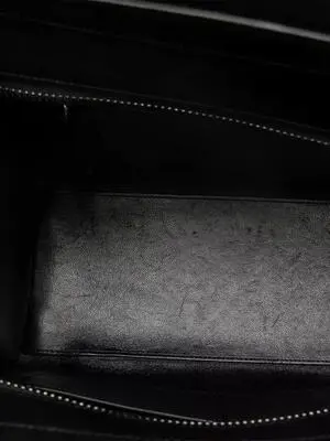 Celine 2017 Micro Tricolor Leather Luggage Tote Bag