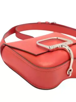 Hermès 2022 Mini Epsom Della Cavalleria Crossbody Bag - Red