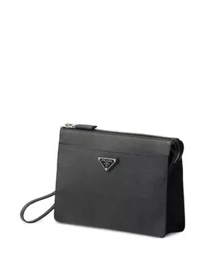 Prada Saffiano Leather Clutch Bag
