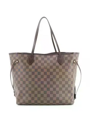 LOUIS VUITTON Neverfull Damier Mm Tote Bag - Brown