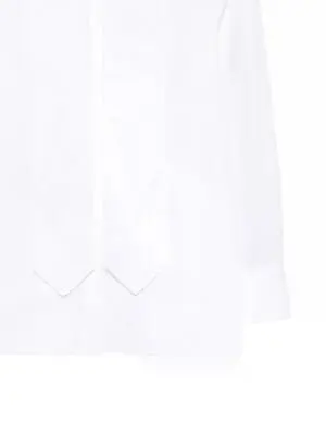 DONDUP Tie-detail Cotton Shirt - White