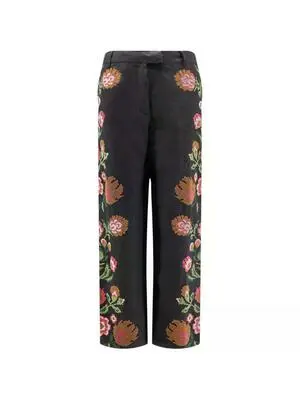 PHILIPPA 1970 Keila Floral-embroidered Trousers