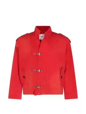 FOUND Buckle-fastening Epaulette Jacket - Red