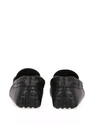 TOD'S Bow-detail Leather Loafers