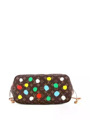 LOUIS VUITTON Painted Dots Monogram Canvas Tote Bag - Brown