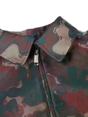 Dior X Peter Doig Floral-print Bomber Jacket