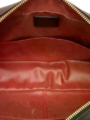 LOUIS VUITTON 2001 Damier Ebene Trousse Toilette 25 Clutch Bag - Brown