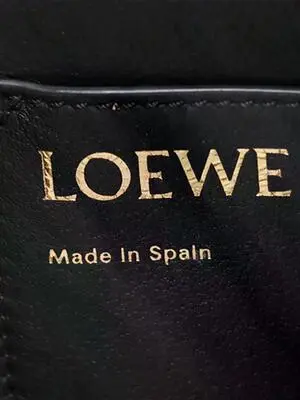 Loewe 2000-2026 Small Grained Calfskin Anagram Tote Satchel