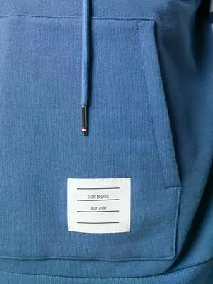 Thom Browne 4-bar Stripe Logo-patch Hoodie