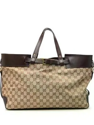 Gucci 2000-2015 Gg Canvas Tote Bag - Neutrals