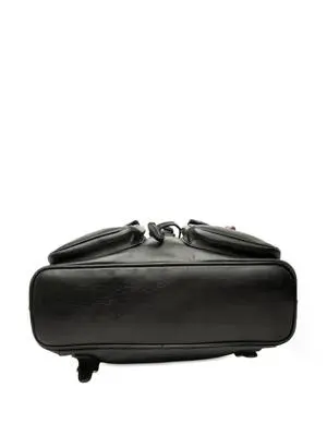 Gucci 20th Century Calfskin Bamboo Drawstring Backpack