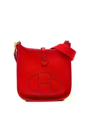 Hermès 2019 Clemence Evelyne I 16 Amazone Crossbody Bag - Red