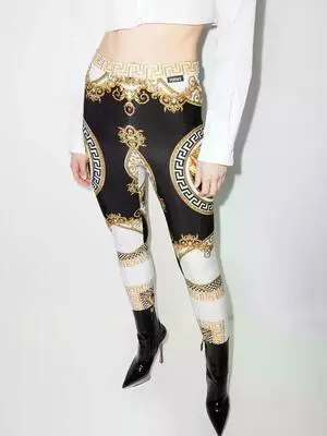 Versace La Coupe Des Dieux Leggings - Black