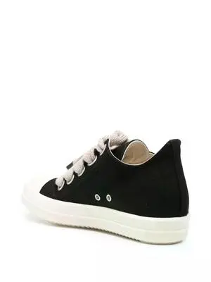 Rick Owens Lace-up Low-top Sneakers - Black