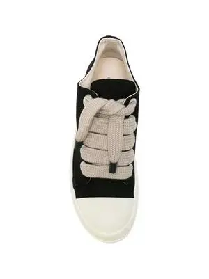 Rick Owens Lace-up Low-top Sneakers - Black