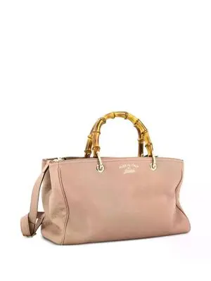 Gucci Bamboo Shopper Leather Medium Tote Bag