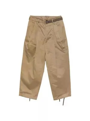 Sacai Belted Pleated Trousers