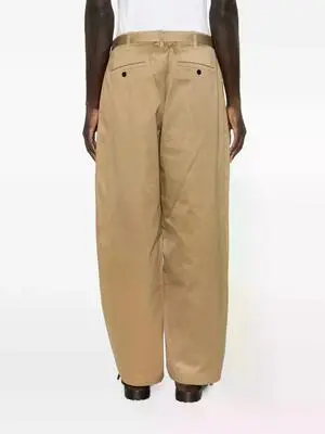 Sacai Belted Pleated Trousers