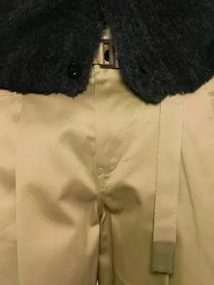 Sacai Belted Pleated Trousers