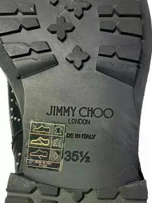 JIMMY CHOO Studded Biker Boots