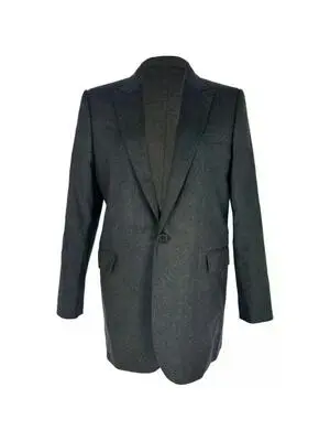 Celine Single-breasted Structured Blazer - Grey