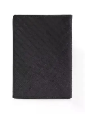 LANCEL Leon Monogram-embossed Leather Wallet