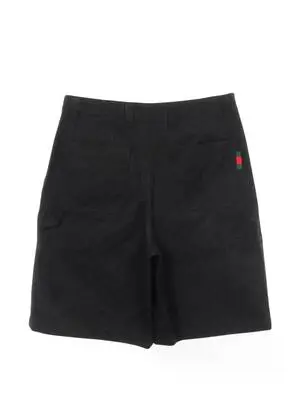 Gucci Logo Pattern Denim Shorts