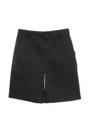 Gucci Logo Pattern Denim Shorts - Black