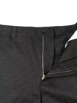 Gucci Monogrammed Denim Shorts