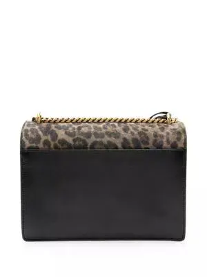 Saint Laurent Leopard Printed Sunset Shoulder Bag