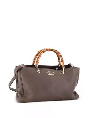 Gucci Bamboo Shopper Leather Medium Tote Bag