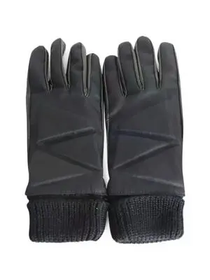 Bottega Veneta Zig Zag Gloves - Black