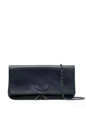 Zadig&Voltaire Grained Wings-patch Bag - Blue