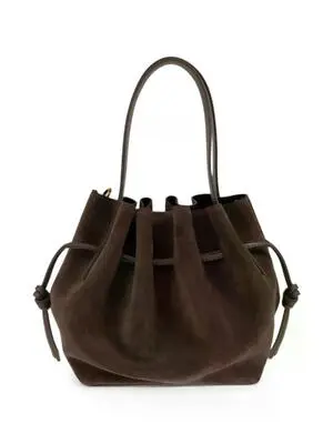 Yuzefi Mini Scallop Suede Bucket Bag