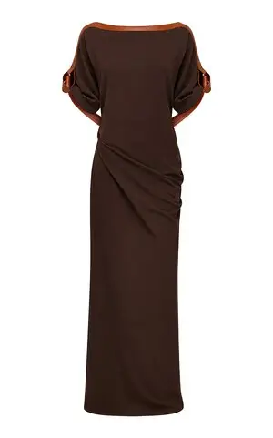 Ferragamo Paneled Evening Dresses