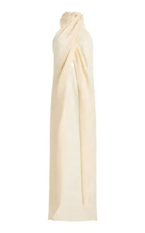 Johanna Ortiz Silent Water Crossover Top - Ivory