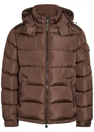 Moncler Maya Padded Shell Jacket - Brown