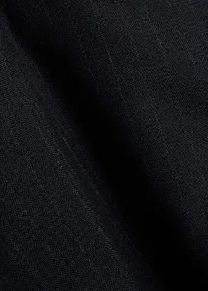 LARDINI Pinstriped Straight-leg Wool Trousers